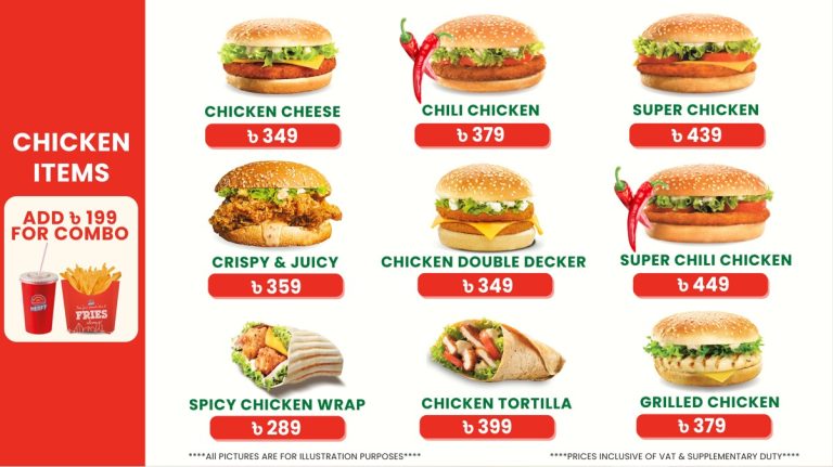 Herfy Menu, Price and Outlet Address in Bangladesh - BD Food Blog